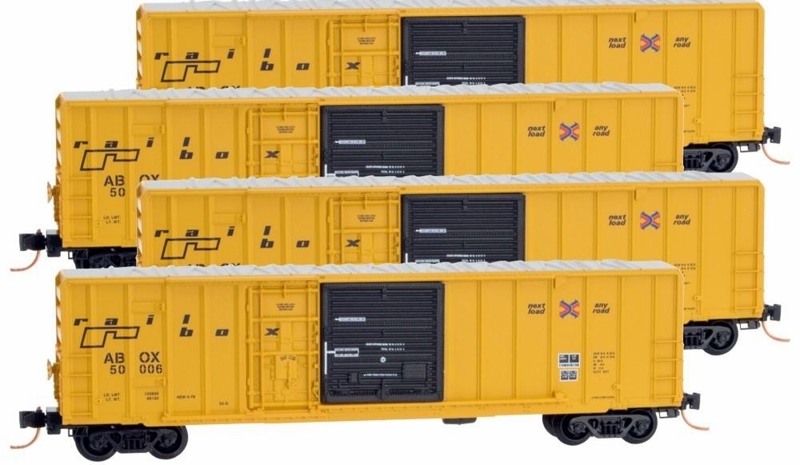 Micro-Trains 99400090M-T 50' Rib Side Box Car with Plug and Sliding Door