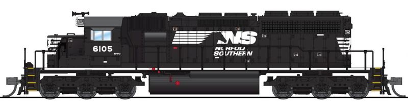 Broadway Limited Imports 9958BRO SD40-2 EMD NS 6105 Horsehead Scheme