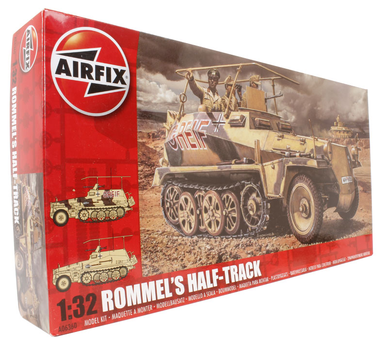 Airfix A06360 Rommel's Half Track SdKfz 250/3 'Greif' with - Hattons