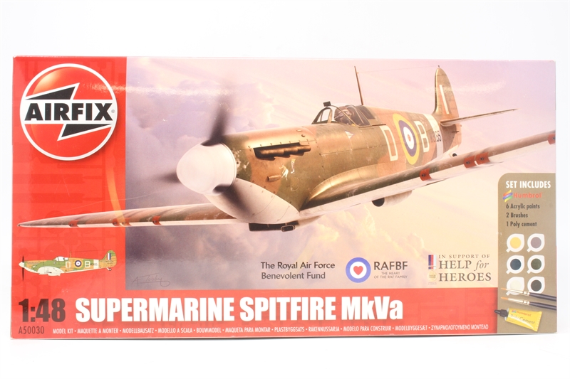 Airfix A50030 Help For Heroes Spitfire including Spitfire MkVa with 616