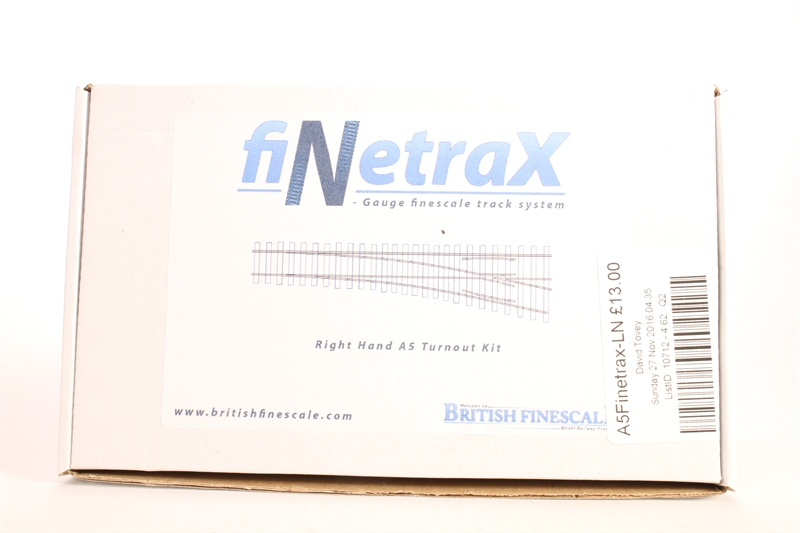 Finetrax A5Finetrax Right Hand Turnout Kit
