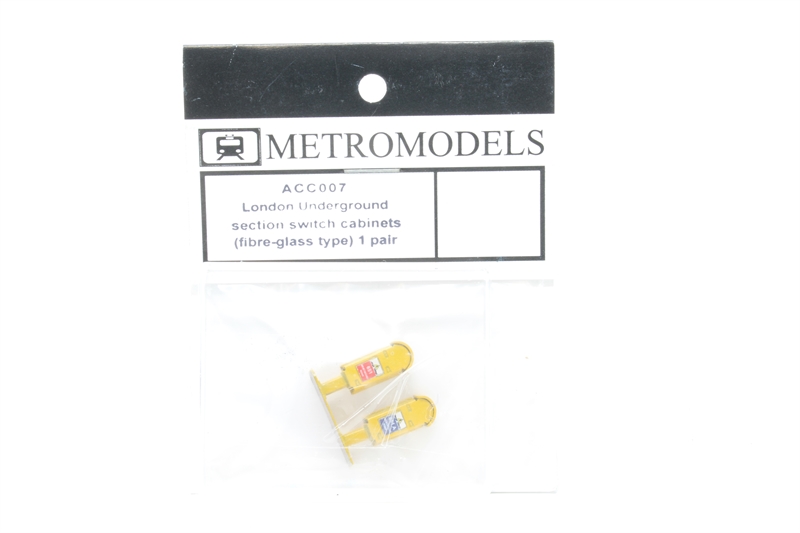 Metro Models ACC007 Lineside switch cabinets (etched brass)- British