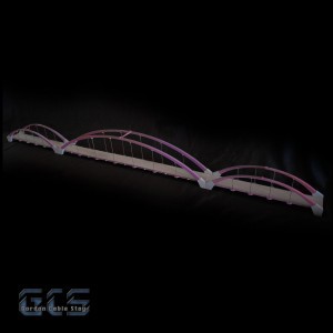 Gordon Cable Stay AR60-H 60" Triple Arch Bridge Kit (Lighting Kit