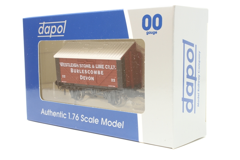 Dapol B000WESTLEIGH Open lime wagon 'Westleigh Stone & Lime' - Limited