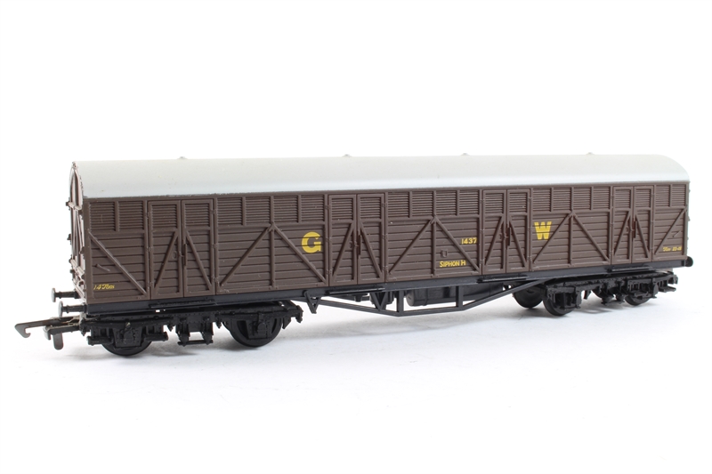 Dapol B76.Dapol GWR Siphon H Van in Brown - 1437