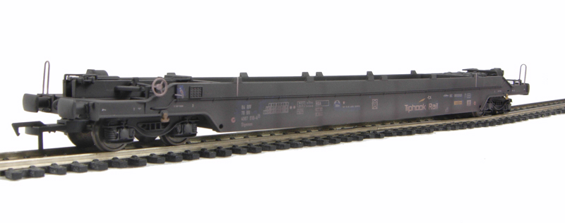 Dapol B779.sh1 KQA Intermodal pocket wagon (weathered) 84 - Hattons