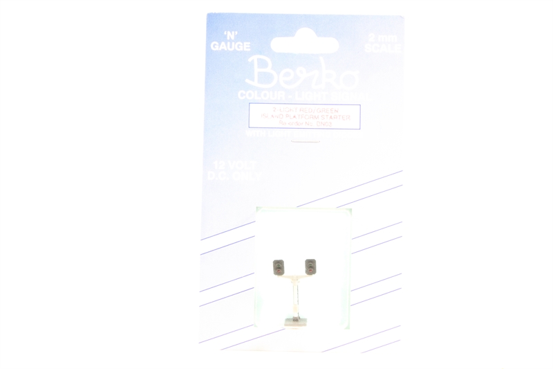 Berko BN03 2-Light Red/Green Island Platform Signal