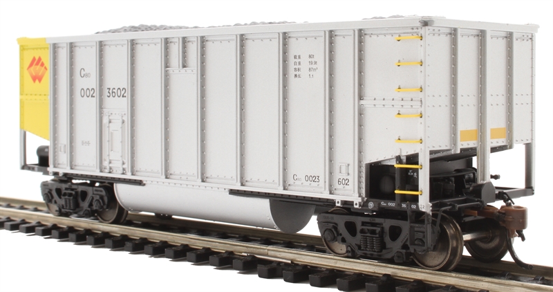 ModelAsia C80-23602 C80 bogie coal hopper 00023602 of the Da Qin Railway