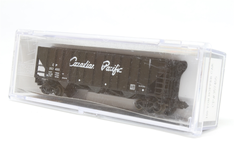 Life-Like C825018 100 ton open hopper car of the Canadian Pacific 357455