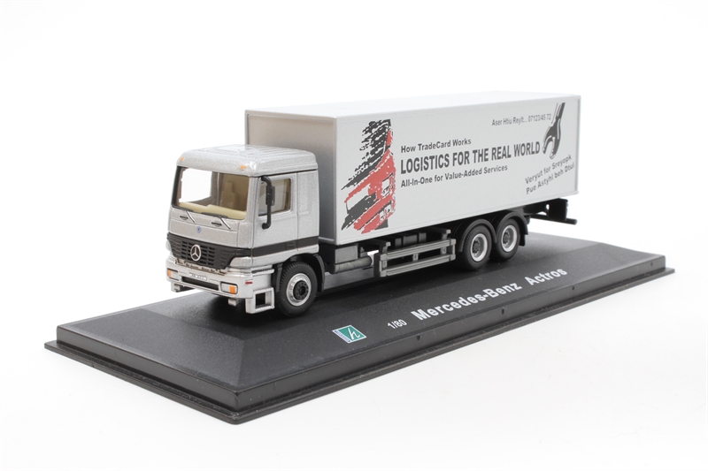 Cararama CAR001-b Mercedes Benz Actros Box van "Logistics for the real