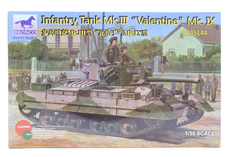 Bronco Models CB35144 Infantry Tank Mk III Valentine Mk IX