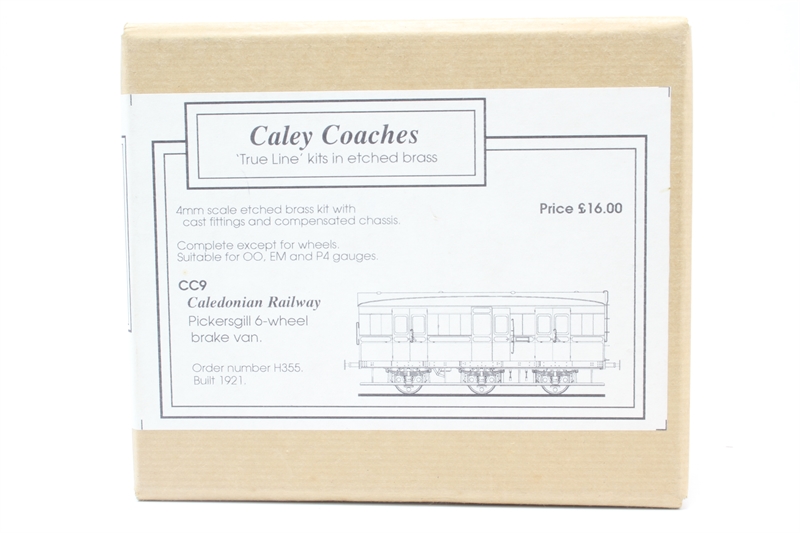 Caley Coaches CC09 Pickersgill 6-wheel passenger brake van - Hattons