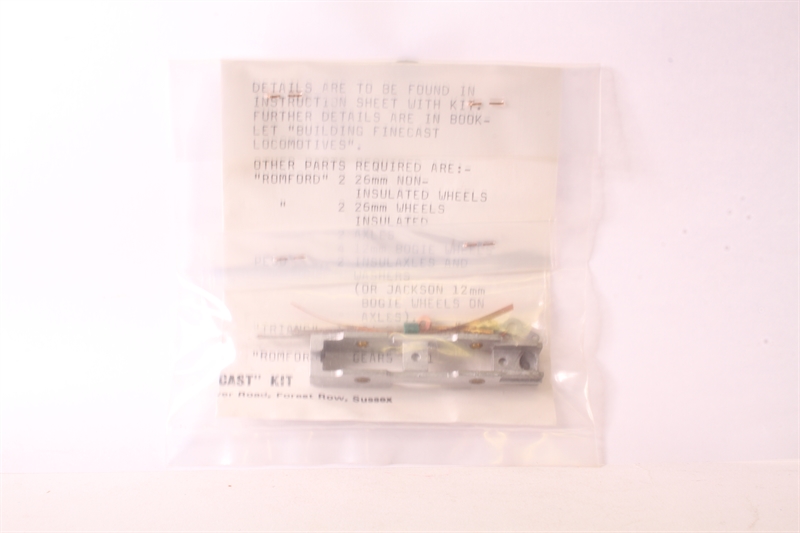 Wills Kits ChassisCounty Finecast Chassis for Great Western 4-4-0