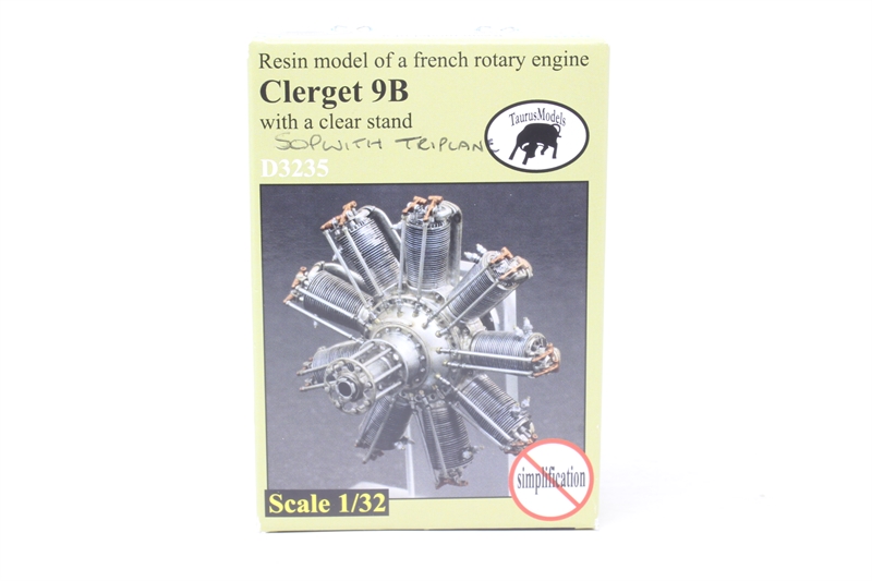 Taurus Models D3235 Clerget 9B French rotary engine - for - Hattons