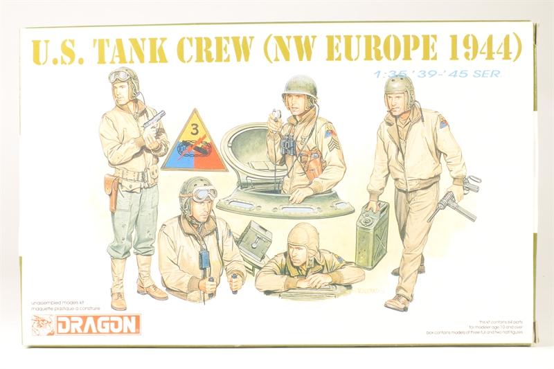 Dragon 6054DRA US Tank Crew (NW Europe 1944) - Hattons