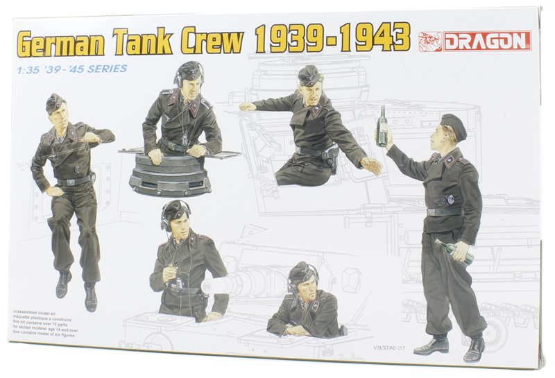 Dragon 6375DRA Panzer IV crew x 6 - Hattons