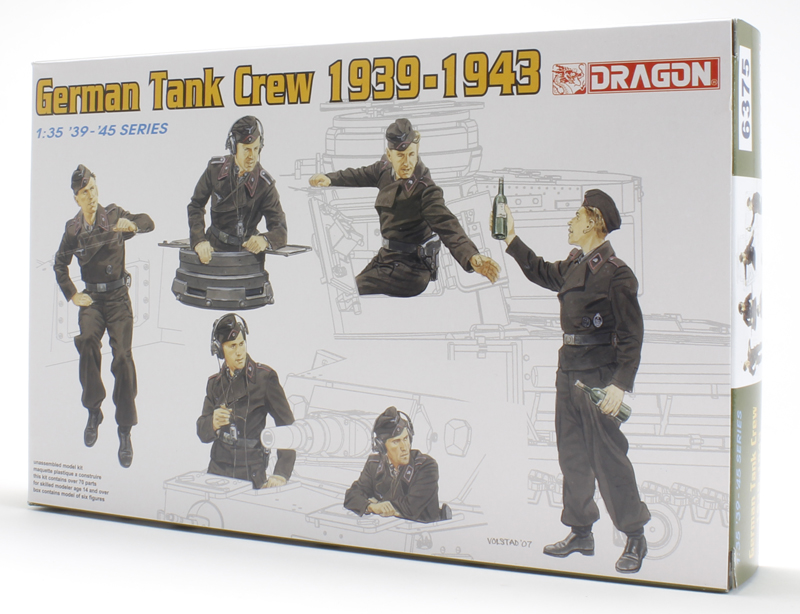 Dragon 6375dDRA German Tank Crew 1939-1943