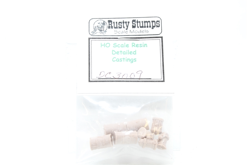 Rusty Stumps Scale Models DC3009 Barrels, bins & hydrants - pack of 11 ...