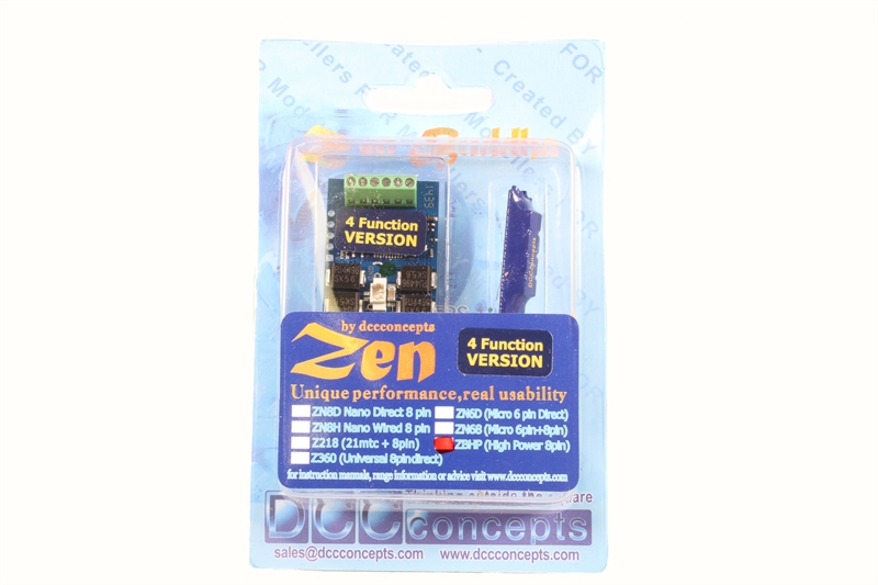 DCC Concepts DCD-ZBHP ZEN Buddha 4-function 3A Decoder with Stay Alive