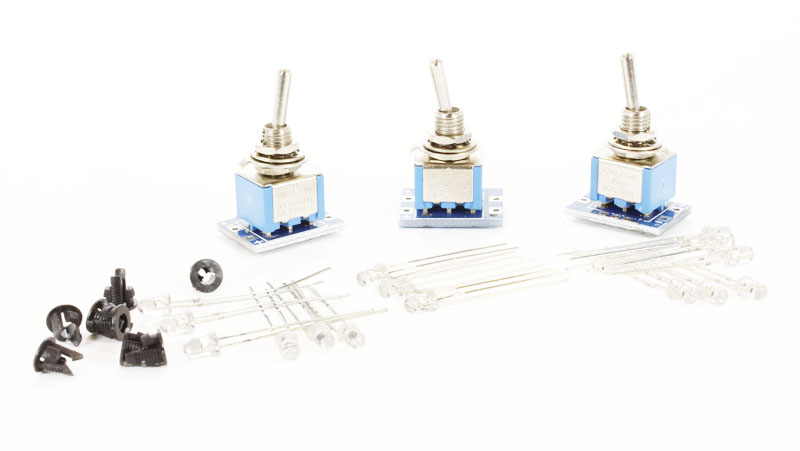 DCC Concepts DCP-CMS-A Cobalt DPDT switch pack for panel - Hattons