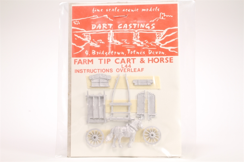 Dart Castings DCL44 Farm Tip Cart & Horse