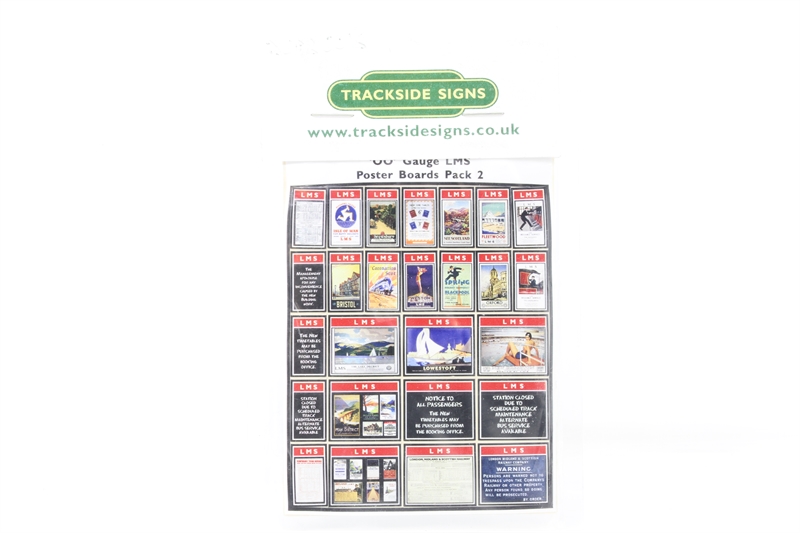 Trackside Signs DCPB0015 LMS poster boards pack 2