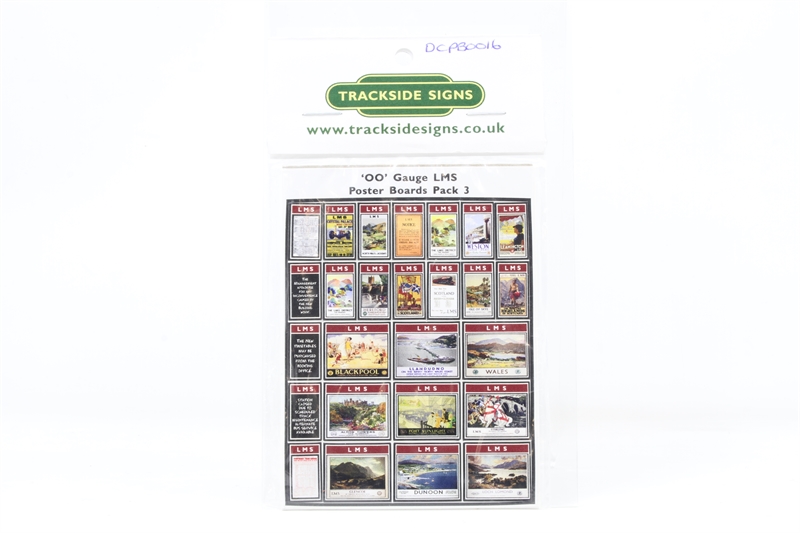 Trackside Signs DCPB0016 LMS poster boards pack 3