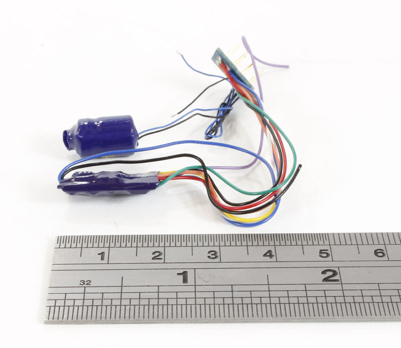 DCC Concepts DCC-TS4SAP 8-pin 4-function TS Series small & thin decoder