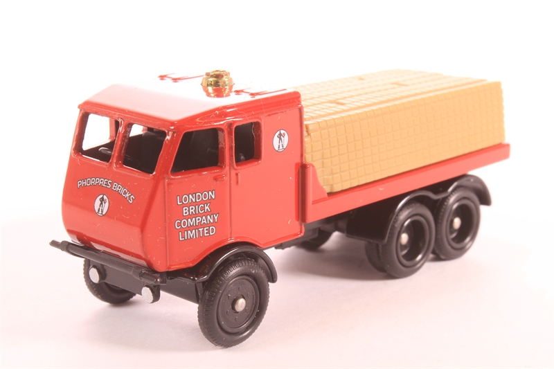 Lledo DG103000 Sentinel S6 6 Wheel Flat bed - "London Brick" - Hattons