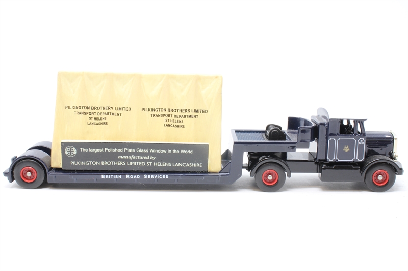 Lledo DG112002 Scammell tractor with "BRS" articulated low loader and