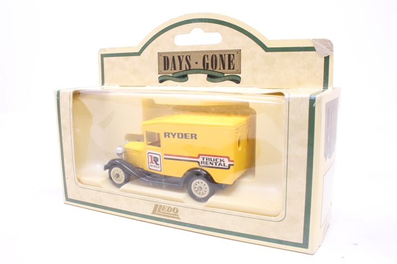 Lledo DG13011 Ford Model A van - 'Ryder Truck Rental'