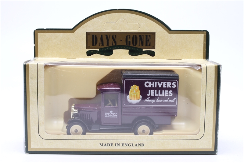 Lledo DG51014 Chevrolet box van 'Chivers Jellies'