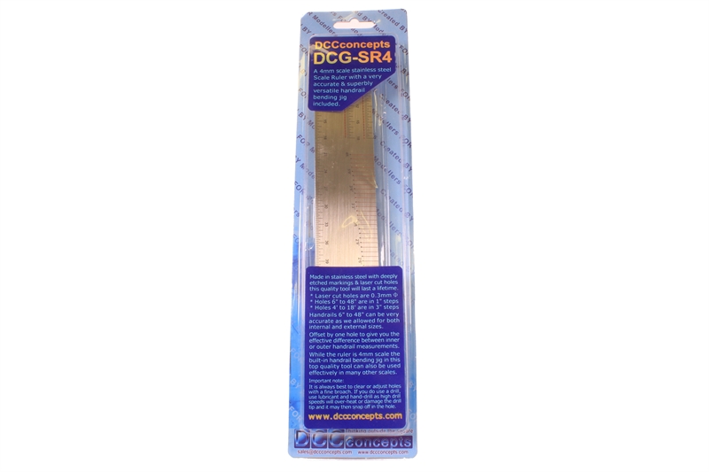 DCC Concepts DGC-SR4 Stainless Steel scale ruler and handrail forming ...