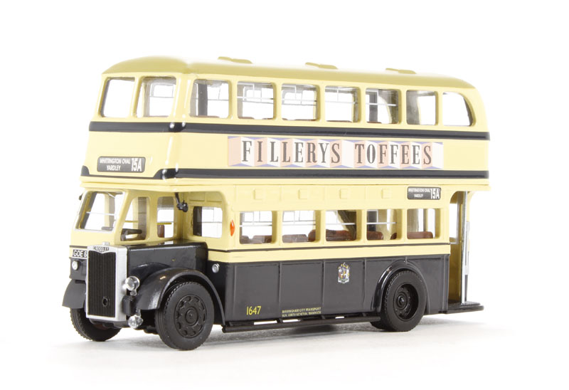 Forward Models EC-04 Crossley Birmingham City Transport 1647 bus No.15A