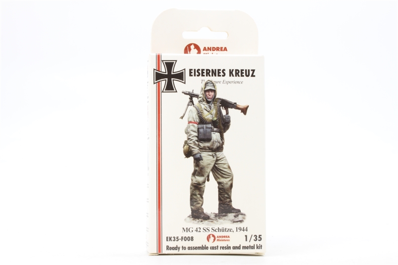 Andrea Miniatures EK35-F008 SS MG42 soldier 1944 - Hattons