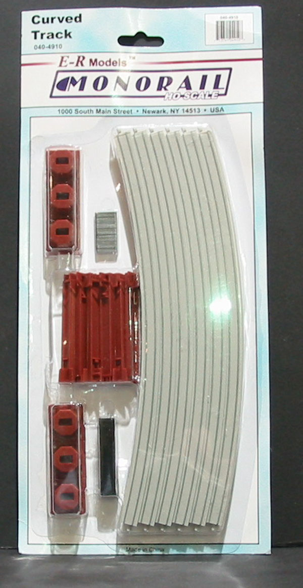 E-R Models ER.4910 Curved track sections with supports for monorail set