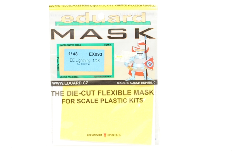 Eduard EX093 English Electric Lightning masking set - for use with Airfix
