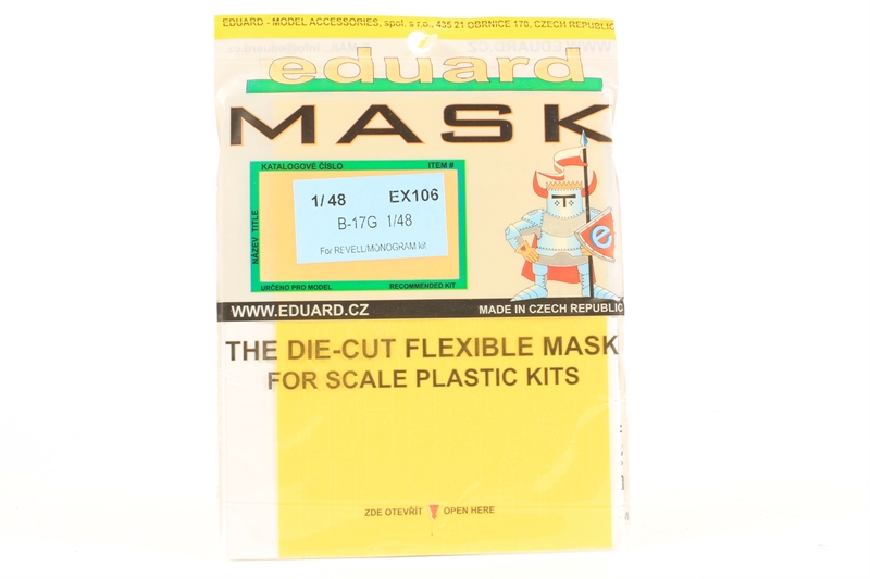 Eduard EX106ED B-17 Canopy Mask
