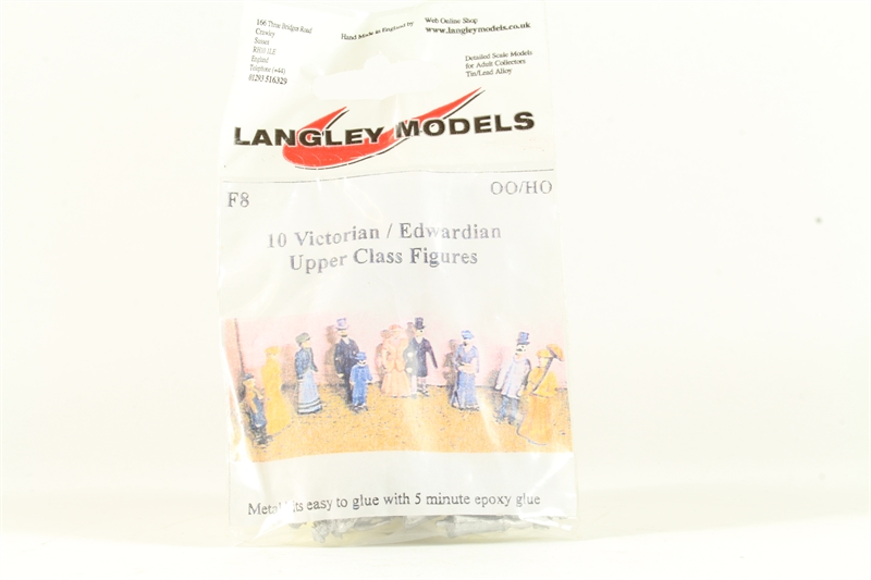 Langley F8 Victorian/Edwardian Upper Class Figures (x10)