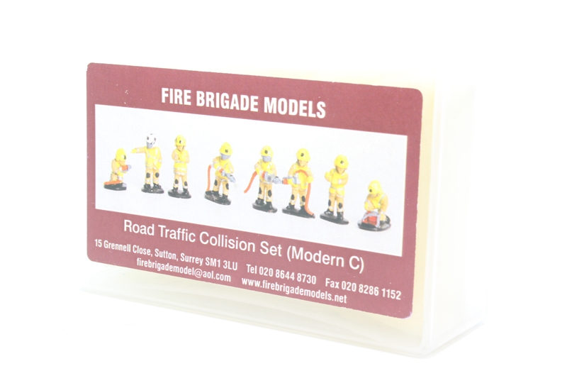 Fire Brigade Models FBM-RTC-Set Road traffic collision modern figures ...