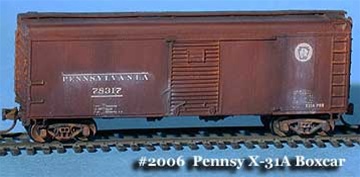 Fine N Scale FNR-2006 40' PRR X-31A boxcar - undecorated undecorated