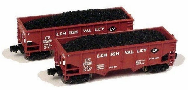 Full Throttle FT2014B Open 33' Rib-Side 2-Bay Hopper Set #1, Lehigh