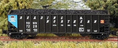 Full Throttle FTPZ8020 100-Ton 3-Bay Open Hoppers, Reading - Hattons