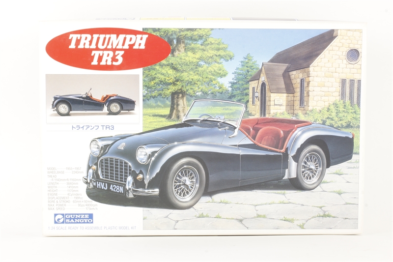 Gunze Sangyo G-186 Gunze Sangyo Triumph TR-3 1:24 Scale - Hattons