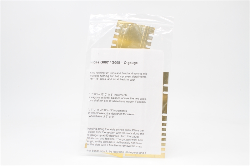 Brassmasters G007-8 7mm axle spacing gauges - Slaters - Hattons