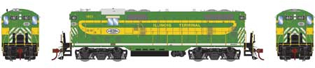 Athearn G82219 GP7 EMD 1601 of the Illinois Terminal