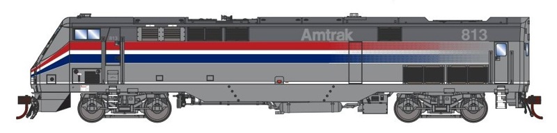 Athearn G82277 P40DC GE Phase III 813 of Amtrak - Hattons