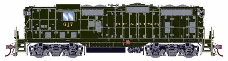 Athearn G82620 GP7 EMD 626 of the Reading