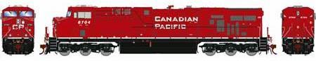 Athearn G83127 GE ES44AC of the Canadian Pacific (PTC) 8740 - digital