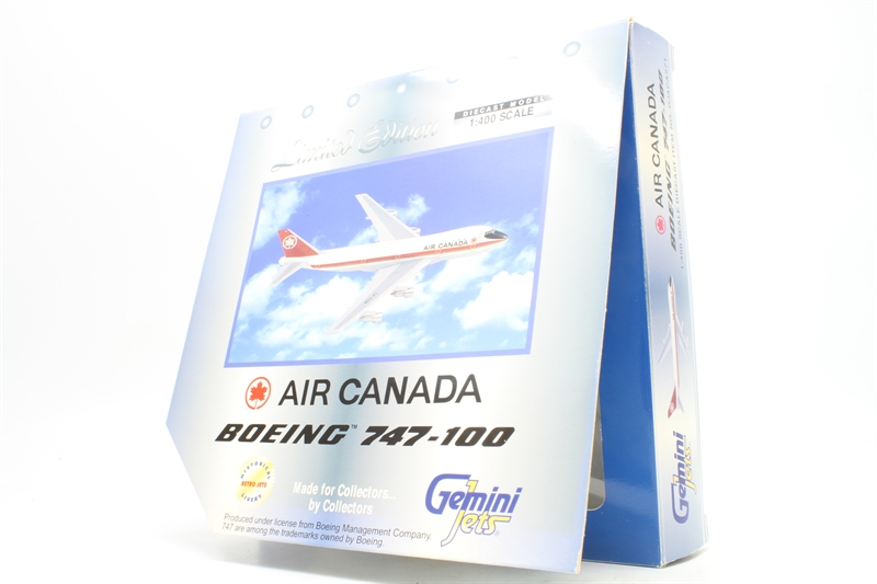 Gemini Jets GJACA271 Boeing B747-133 Air Canada CF-TOA 1970s colours